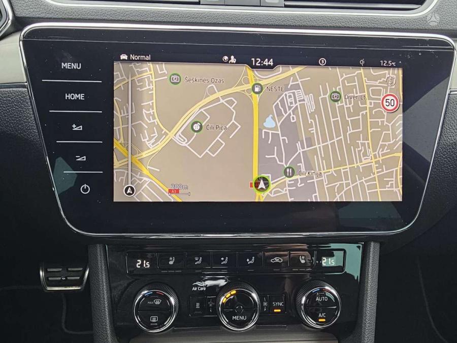 Grey Skoda SuperB 2023 in Vilnius, with an engine capacity of 1.97 L and mileage of 160 thousand km for 22500 €, photo 20 on AUTOMOTO.COM.LV