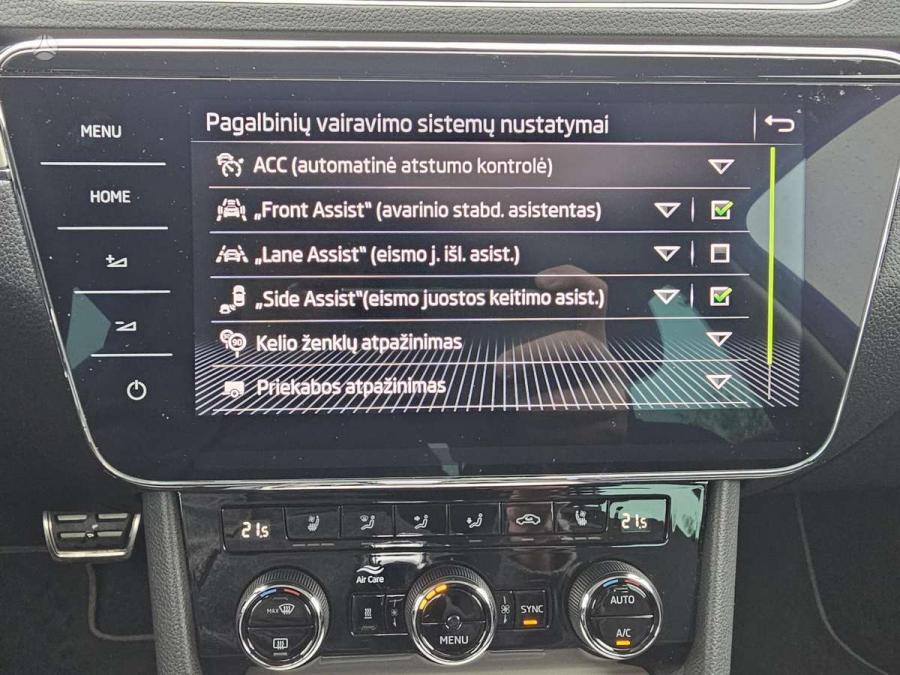 Grey Skoda SuperB 2023 in Vilnius, with an engine capacity of 1.97 L and mileage of 160 thousand km for 22500 €, photo 23 on AUTOMOTO.COM.LV