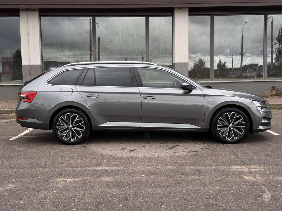 Grey Skoda SuperB 2023 in Vilnius, with an engine capacity of 1.40 L and mileage of 88 thousand km for 23750 €, photo 8 on AUTOMOTO.COM.LV