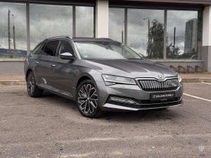 Grey Skoda SuperB 2023 in Vilnius, with an engine capacity of 1.40 L and mileage of 88 thousand km for 23750 €, photo 9 on AUTOMOTO.COM.LV