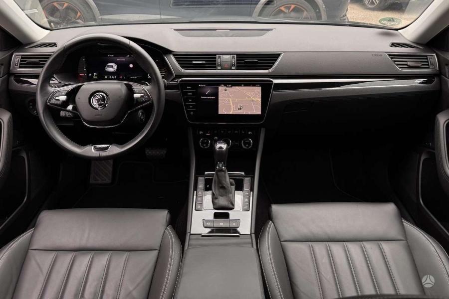 Grey Skoda SuperB 2023 in Vilnius, with an engine capacity of 1.40 L and mileage of 88 thousand km for 23750 €, photo 15 on AUTOMOTO.COM.LV