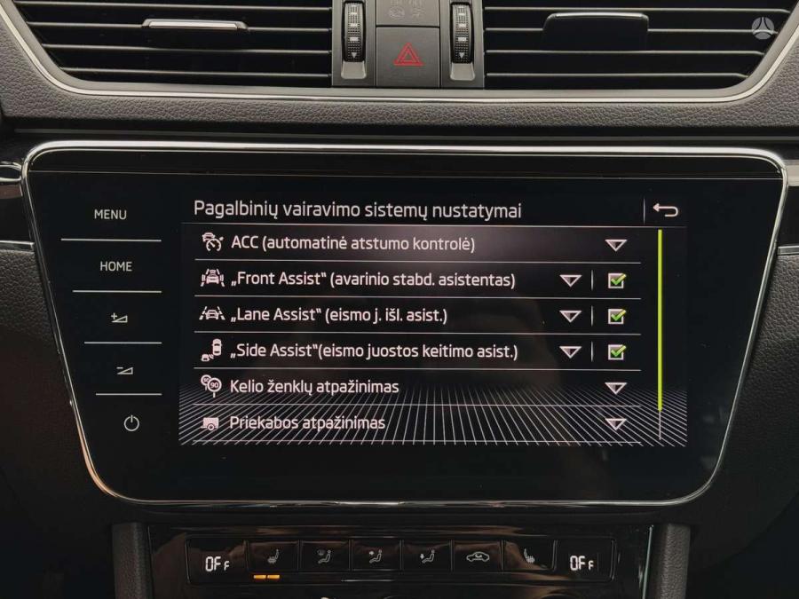 Grey Skoda SuperB 2023 in Vilnius, with an engine capacity of 1.40 L and mileage of 88 thousand km for 23750 €, photo 25 on AUTOMOTO.COM.LV