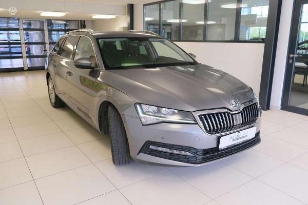 Grey Skoda SuperB 2023 in Vilnius, with an engine capacity of 1.50 L and mileage of 100 thousand km for 21950 €, photo 3 on AUTOMOTO.COM.LV