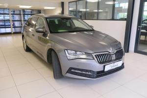 Grey Skoda SuperB 2023 in Vilnius, with an engine capacity of 1.50 L and mileage of 100 thousand km for 21950 €, photo 4 on AUTOMOTO.COM.LV