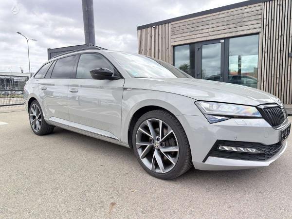 Grey Skoda SuperB 2023 in Vilnius, with an engine capacity of 1.97 L and mileage of 191 thousand km for 21500 €, photo 3 on AUTOMOTO.COM.LV