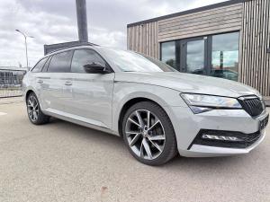 Grey Skoda SuperB 2023 in Vilnius, with an engine capacity of 1.97 L and mileage of 191 thousand km for 21500 €, photo 4 on AUTOMOTO.COM.LV