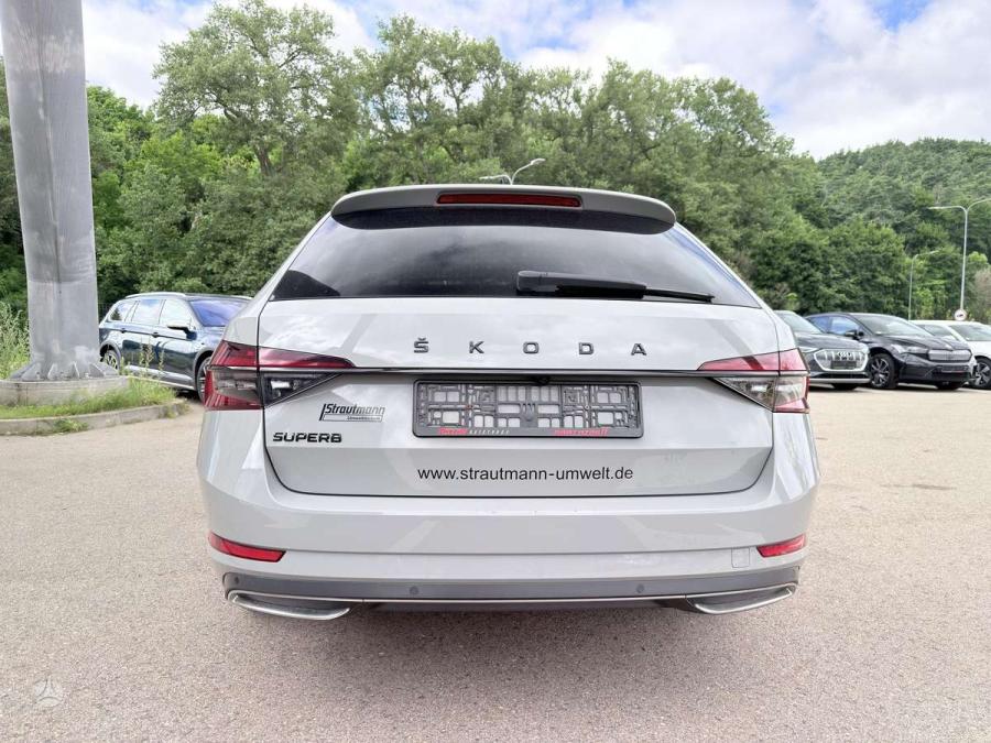 Grey Skoda SuperB 2023 in Vilnius, with an engine capacity of 1.97 L and mileage of 191 thousand km for 21500 €, photo 6 on AUTOMOTO.COM.LV