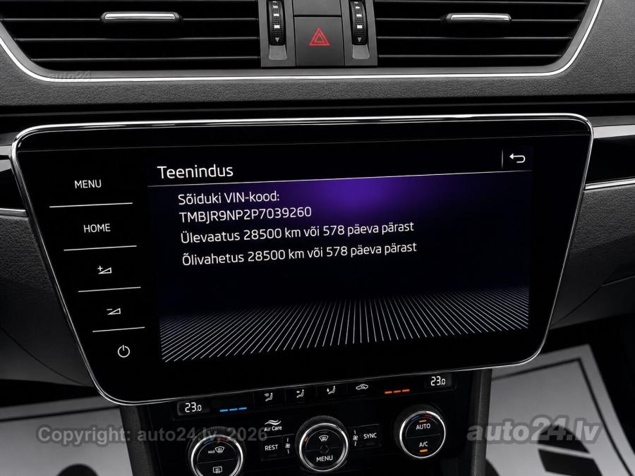 Grey Skoda SuperB 2023 in Parnu, with an engine capacity of 2.00 L and mileage of 142 thousand km for 26990 €, photo 19 on AUTOMOTO.COM.LV