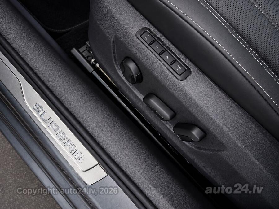 Grey Skoda SuperB 2023 in Parnu, with an engine capacity of 2.00 L and mileage of 142 thousand km for 26990 €, photo 25 on AUTOMOTO.COM.LV