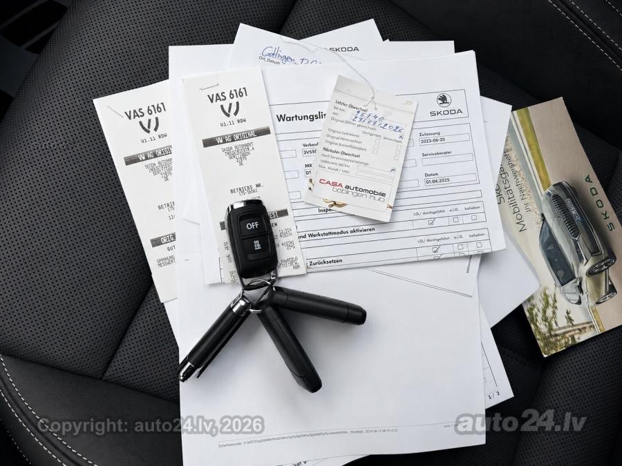 Grey Skoda SuperB 2023 in Parnu, with an engine capacity of 2.00 L and mileage of 110 thousand km for 29990 €, photo 17 on AUTOMOTO.COM.LV