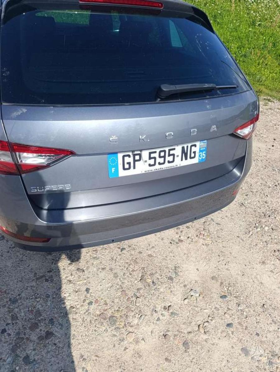 Grey Skoda SuperB 2023 in Vilnius, with an engine capacity of 1.50 L and mileage of 122 thousand km for 21175 €, photo 13 on AUTOMOTO.COM.LV