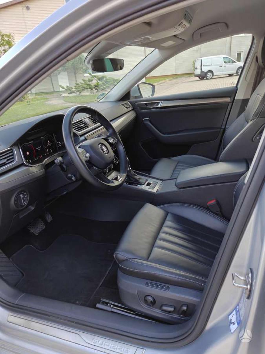 Pelēks Skoda SuperB 2023 Viļņa, ar dzinēja tilpumu 1.97 L un nobraukumu 167 tūkst. km par 21900 €, foto 11 vietnē AUTOMOTO.COM.LV