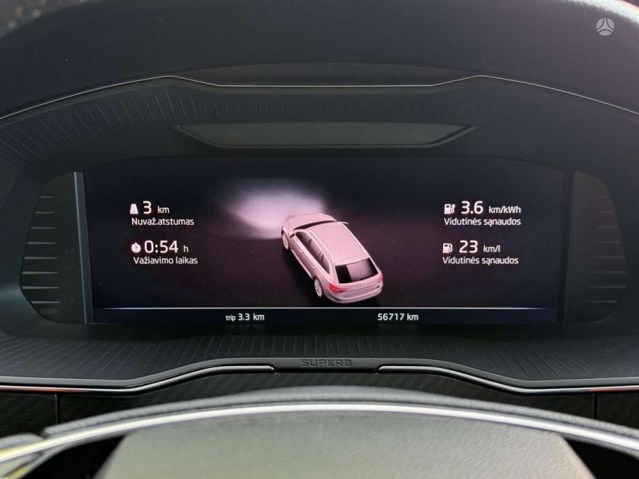 Pelēks Skoda SuperB 2023 Prienai, ar dzinēja tilpumu 1.50 L un nobraukumu 57 tūkst. km par 24200 €, foto 23 vietnē AUTOMOTO.COM.LV