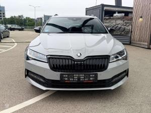Grey Skoda SuperB 2023 in Vilnius, with an engine capacity of 1.97 L and mileage of 191 thousand km for 20900 €, photo 3 on AUTOMOTO.COM.LV