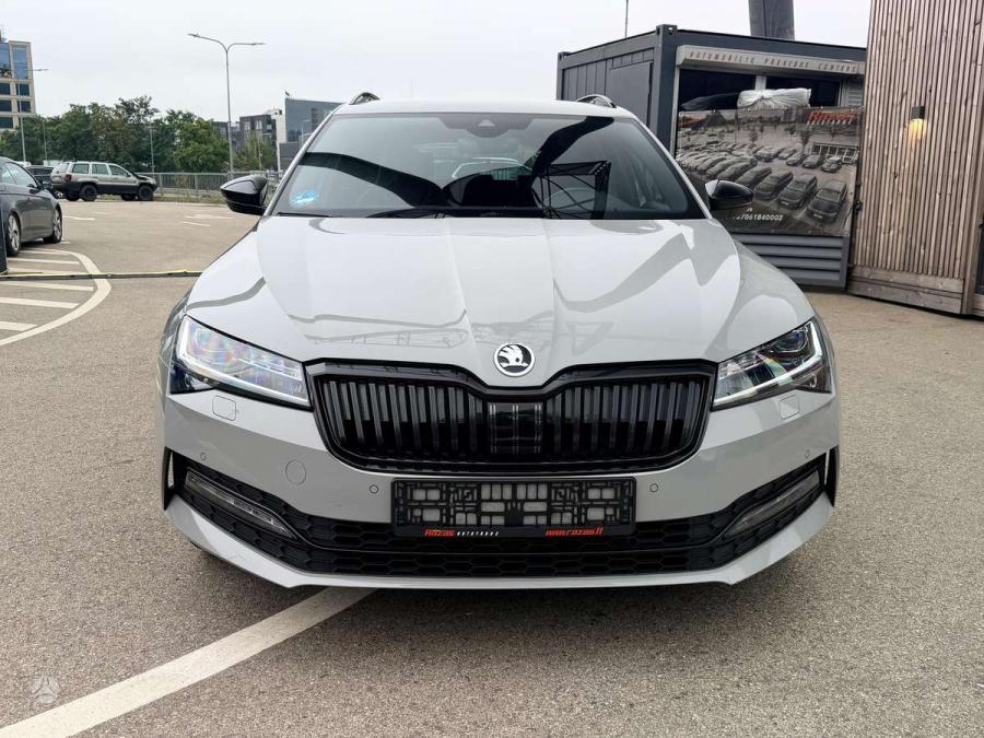 Grey Skoda SuperB 2023 in Vilnius, with an engine capacity of 1.97 L and mileage of 191 thousand km for 20900 €, photo 3 on AUTOMOTO.COM.LV