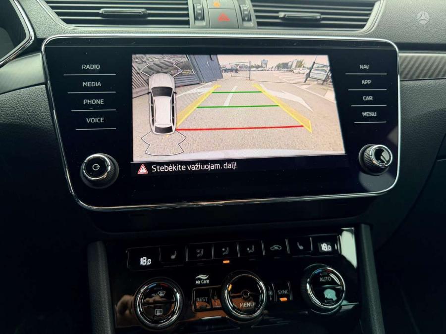 Grey Skoda SuperB 2023 in Vilnius, with an engine capacity of 1.97 L and mileage of 191 thousand km for 20900 €, photo 16 on AUTOMOTO.COM.LV