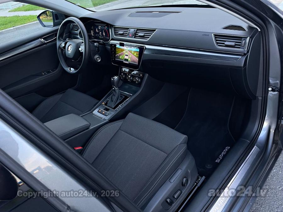 Pelēks Skoda SuperB 2023 Tallina, ar dzinēja tilpumu 2.00 L un nobraukumu 180 tūkst. km par 19900 €, foto 18 vietnē AUTOMOTO.COM.LV