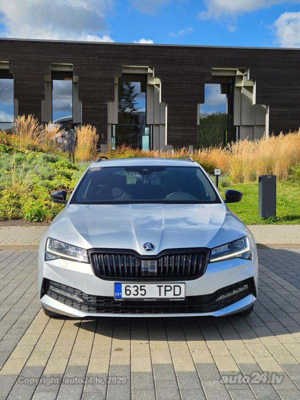 Grey Skoda SuperB 2023 in Tallinn, with an engine capacity of 2.00 L and mileage of 42 thousand km for 31900 €, photo 1 on AUTOMOTO.COM.LV