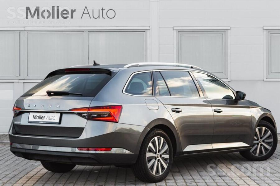 Grey Skoda SuperB 2023 in Ventspils, with an engine capacity of 2.00 L and mileage of 209 thousand km for 18350 €, photo 6 on AUTOMOTO.COM.LV