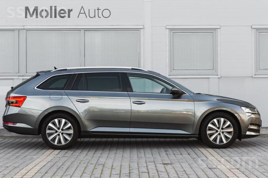 Grey Skoda SuperB 2023 in Ventspils, with an engine capacity of 2.00 L and mileage of 209 thousand km for 18350 €, photo 7 on AUTOMOTO.COM.LV