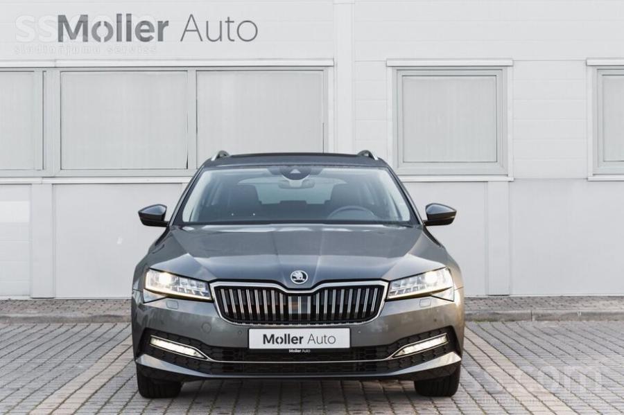Grey Skoda SuperB 2023 in Ventspils, with an engine capacity of 2.00 L and mileage of 209 thousand km for 18350 €, photo 9 on AUTOMOTO.COM.LV