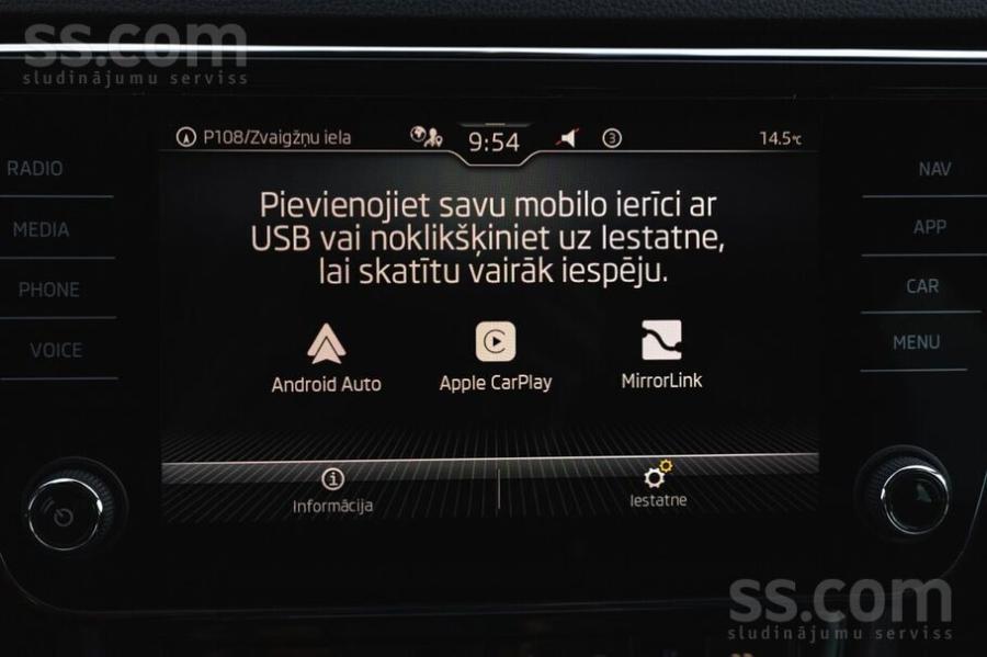 Grey Skoda SuperB 2023 in Ventspils, with an engine capacity of 2.00 L and mileage of 209 thousand km for 18350 €, photo 25 on AUTOMOTO.COM.LV