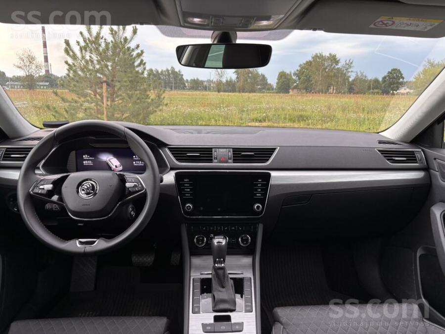 Grey Skoda SuperB 2024 in Riga, with an engine capacity of 1.50 L and mileage of 38 thousand km for 27500 €, photo 9 on AUTOMOTO.COM.LV