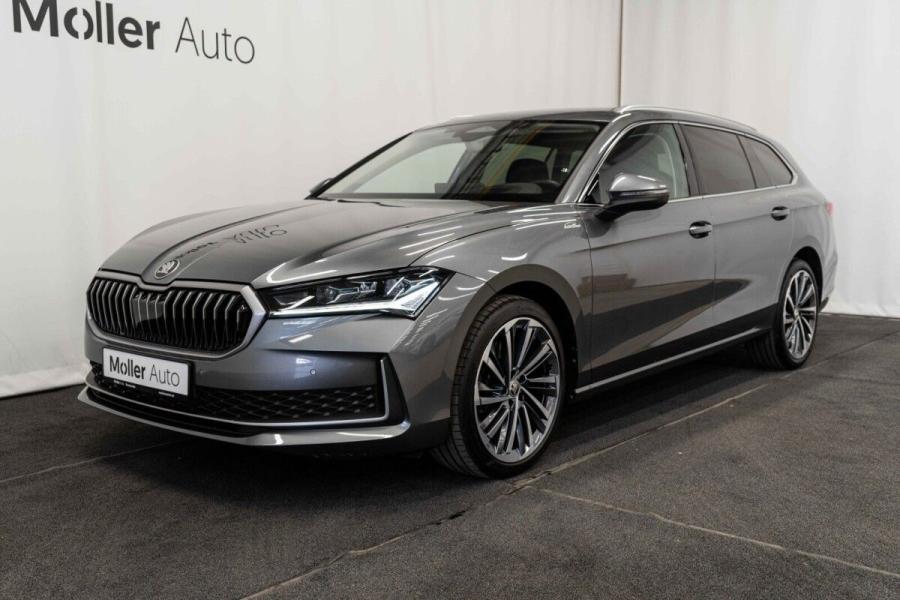 Grey Skoda SuperB 2024 in Tallinn, with an engine capacity of 2.00 L and mileage of 90 thousand km for 36900 €, photo 1 on AUTOMOTO.COM.LV