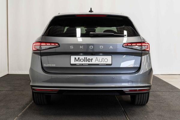 Grey Skoda SuperB 2024 in Tallinn, with an engine capacity of 2.00 L and mileage of 90 thousand km for 36900 €, photo 7 on AUTOMOTO.COM.LV