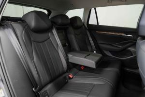 Grey Skoda SuperB 2024 in Tallinn, with an engine capacity of 2.00 L and mileage of 90 thousand km for 36900 €, photo 13 on AUTOMOTO.COM.LV