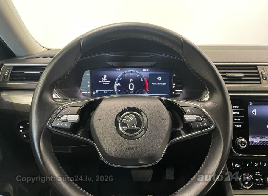 Grey Skoda SuperB 2024 in Tallinn, with an engine capacity of 1.50 L and mileage of 51 thousand km for 24990 €, photo 15 on AUTOMOTO.COM.LV