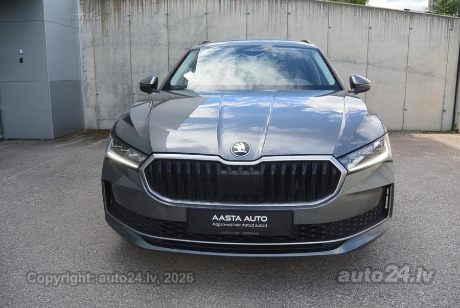 Grey Skoda SuperB 2025 in Tartu, with an engine capacity of 1.50 L and mileage of 62 thousand km for 36900 €, photo 4 on AUTOMOTO.COM.LV