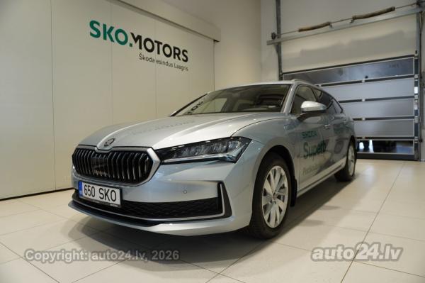 Grey Skoda SuperB 2026 in Tallinn, with an engine capacity of 1.50 L and mileage of 2 thousand km for 45900 €, photo 1 on AUTOMOTO.COM.LV