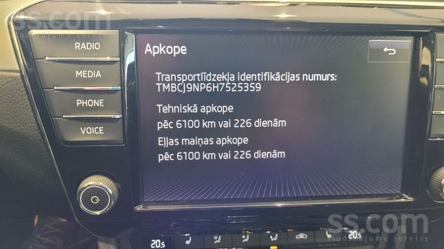 Skoda SuperB 2017 Rīga, ar dzinēja tilpumu 2.00 L un nobraukumu 167 tūkst. km par 12900 €, foto 17 vietnē AUTOMOTO.COM.LV