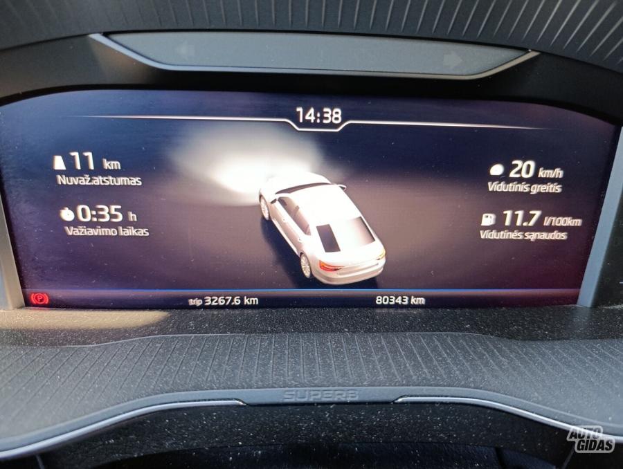 Skoda SuperB 2019 in Jonava, with an engine capacity of 2.00 L and mileage of 81 thousand km for 26500 €, photo 12 on AUTOMOTO.COM.LV
