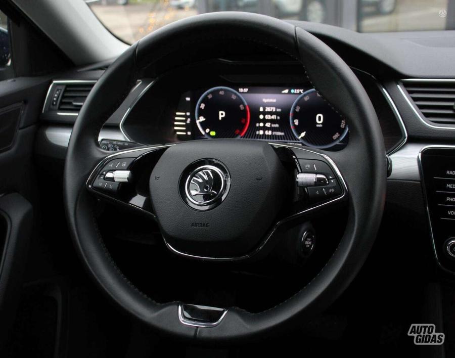 Skoda SuperB 2023 in Vilnius, with an engine capacity of 1.50 L and mileage of 38 thousand km for 27750 €, photo 7 on AUTOMOTO.COM.LV