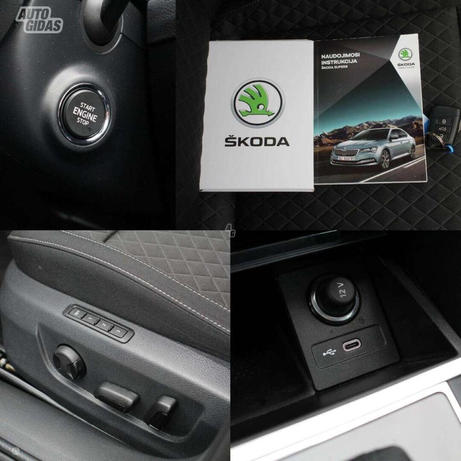 Skoda SuperB 2023 in Vilnius, with an engine capacity of 1.50 L and mileage of 38 thousand km for 27750 €, photo 12 on AUTOMOTO.COM.LV