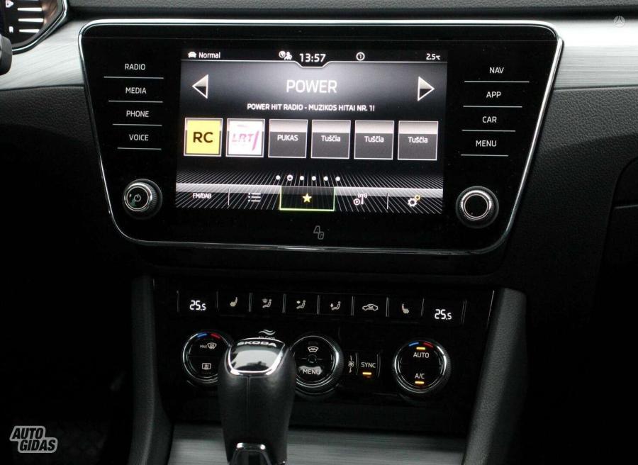 Skoda SuperB 2023 in Vilnius, with an engine capacity of 1.50 L and mileage of 38 thousand km for 27750 €, photo 13 on AUTOMOTO.COM.LV