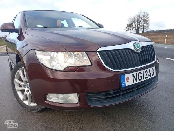 Red Skoda SuperB 2009 in Vilnius, with an engine capacity of 1.90 L and mileage of 388 thousand km for 4100 €, photo 9 on AUTOMOTO.COM.LV