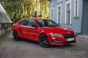 Sarkans Skoda SuperB 2020 Rīga, ar dzinēja tilpumu 2.00 L un nobraukumu 187 tūkst. km par 20900 €, foto  vietnē AUTOMOTO.COM.LV