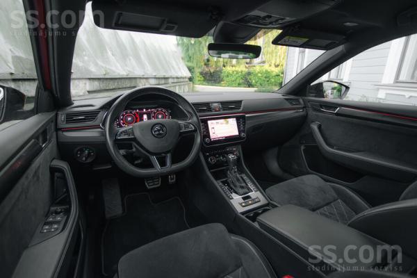 Red Skoda SuperB 2020 in Riga, with an engine capacity of 2.00 L and mileage of 187 thousand km for 20900 €, photo 5 on AUTOMOTO.COM.LV