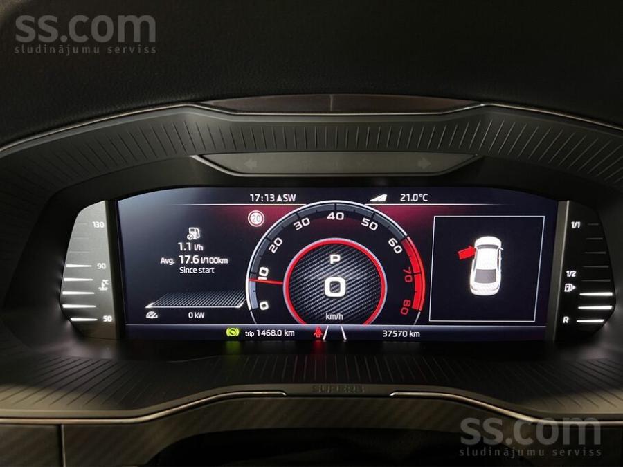 Sarkans Skoda SuperB 2021 Rīga, ar dzinēja tilpumu 2.00 L un nobraukumu 38 tūkst. km par 25490 €, foto 12 vietnē AUTOMOTO.COM.LV