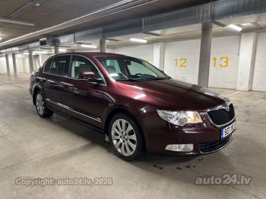 Red Skoda SuperB 2009 in Tallinn, with an engine capacity of 2.00 L and mileage of 265 thousand km for 3500 €, photo 3 on AUTOMOTO.COM.LV