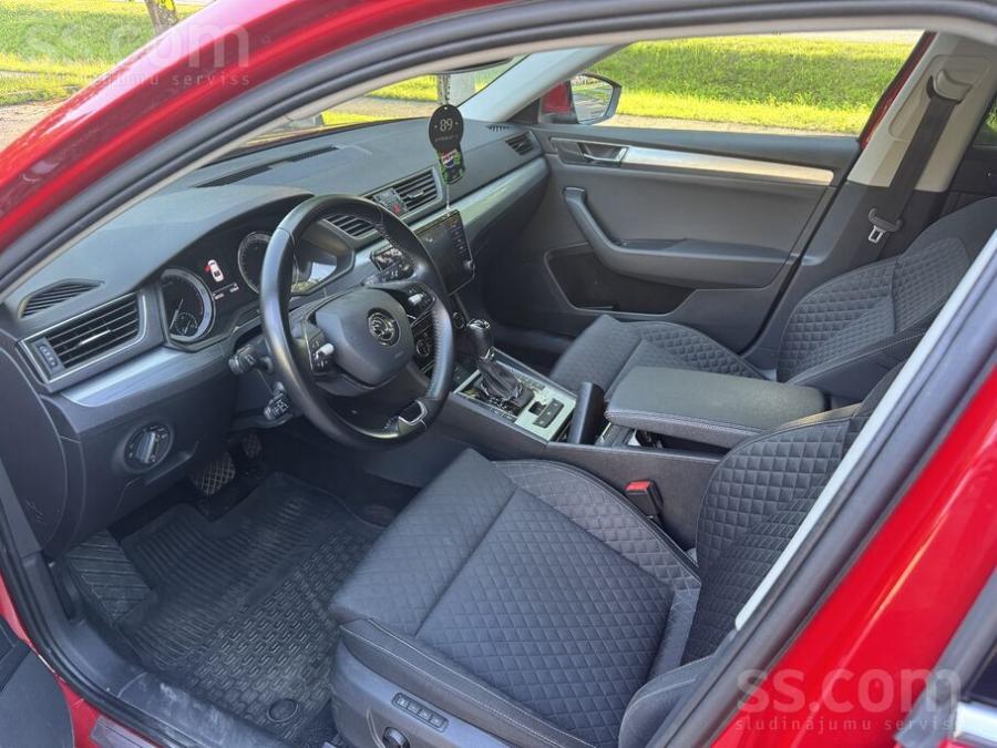 Red Skoda SuperB 2020 in Ogre, with an engine capacity of 2.00 L and mileage of 186 thousand km for 18985 €, photo 7 on AUTOMOTO.COM.LV