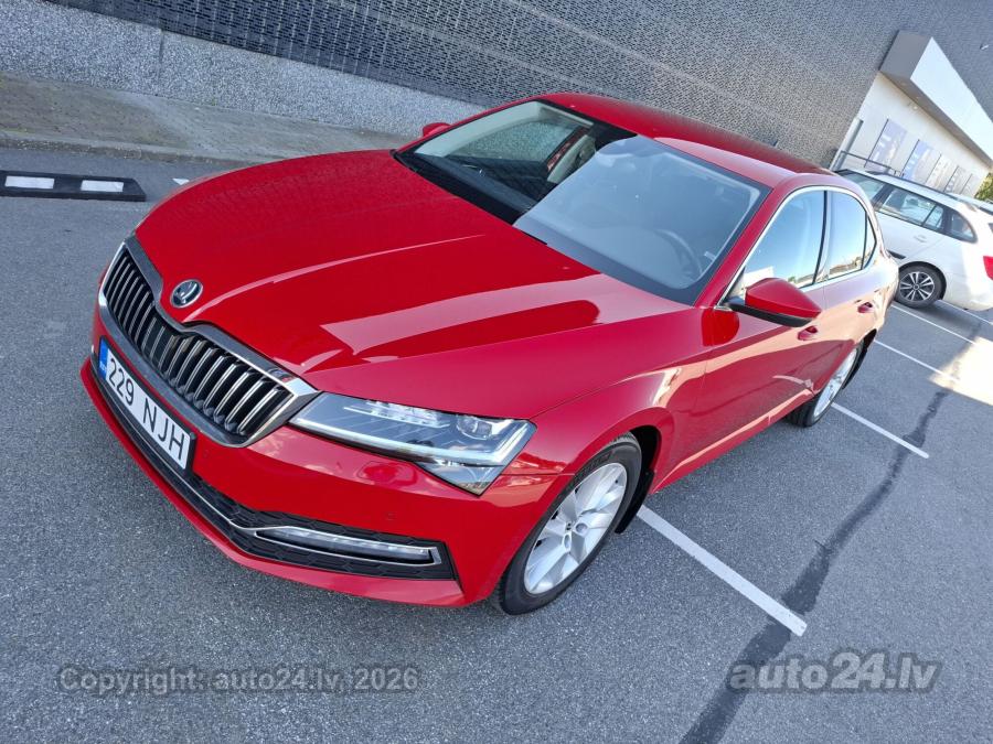 Red Skoda SuperB 2021 in Tallinn, with an engine capacity of 2.00 L and mileage of 134 thousand km for 21500 €, photo 3 on AUTOMOTO.COM.LV