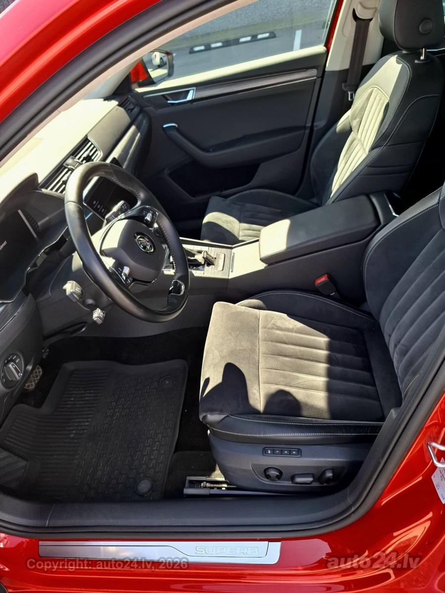 Red Skoda SuperB 2021 in Tallinn, with an engine capacity of 2.00 L and mileage of 134 thousand km for 21500 €, photo 13 on AUTOMOTO.COM.LV