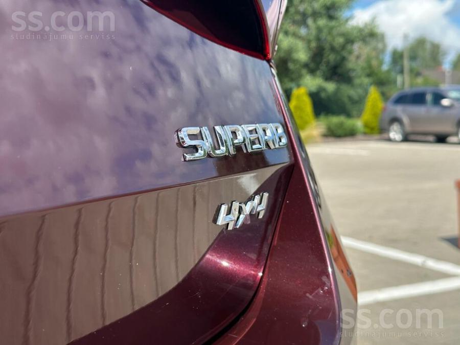 Red Skoda SuperB 2016 in Riga, with an engine capacity of 2.00 L and mileage of 168 thousand km for 17950 €, photo 7 on AUTOMOTO.COM.LV