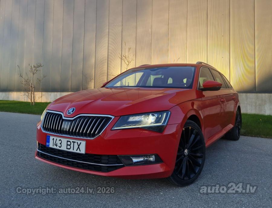 Red Skoda SuperB 2017 in Tallinn, with an engine capacity of 1.80 L and mileage of 167 thousand km for 14900 €, photo 5 on AUTOMOTO.COM.LV