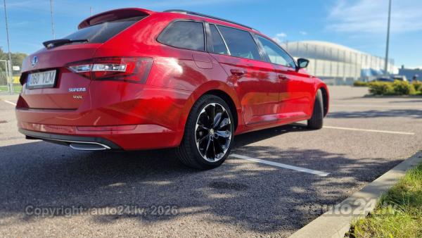 Red Skoda SuperB 2018 in Tallinn, with an engine capacity of 2.00 L and mileage of 219 thousand km for 19900 €, photo 4 on AUTOMOTO.COM.LV