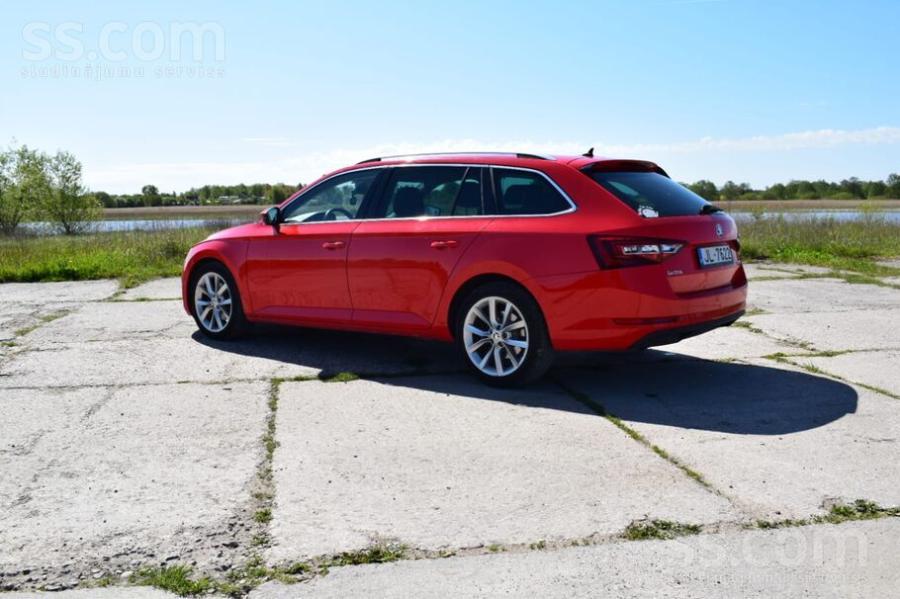 Red Skoda SuperB 2019 in Ventspils, with an engine capacity of 2.00 L and mileage of 90 thousand km for 17500 €, photo 4 on AUTOMOTO.COM.LV